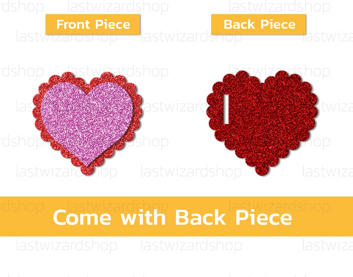 Valentines Heart Snap Clip Svg Heart Bow Svg Love Snap Clip | Etsy