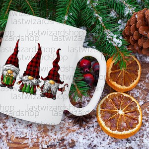 Red Buffalo Plaid Gnome Png, Merry Christmas Gnome Png Clipart ...