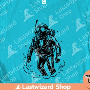 Scuba Diver in Underwater Svg, Beach Svg, Ocean Snorkeling for T Shirt ...