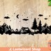 Tent in Forest Svg, Camping, Outdoors, Camper in Forest Svg, Mountains ...