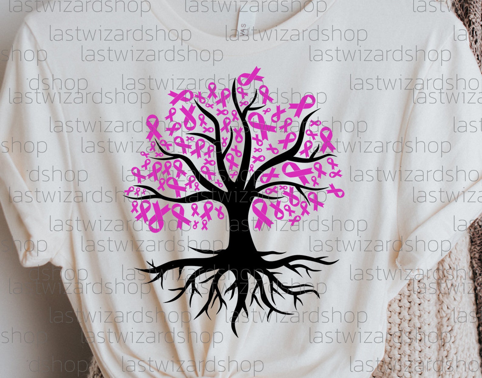 Breast Cancer Tree Svg Cancer Awareness Svg Pink Ribbon Svg - Etsy