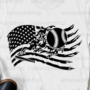 Baseball Distressed American Flag Svg, Baseball Team Svg, Sport Svg ...