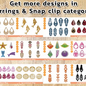 Afro African American Earrings Svg, African Woman Faux Leather Earrings ...