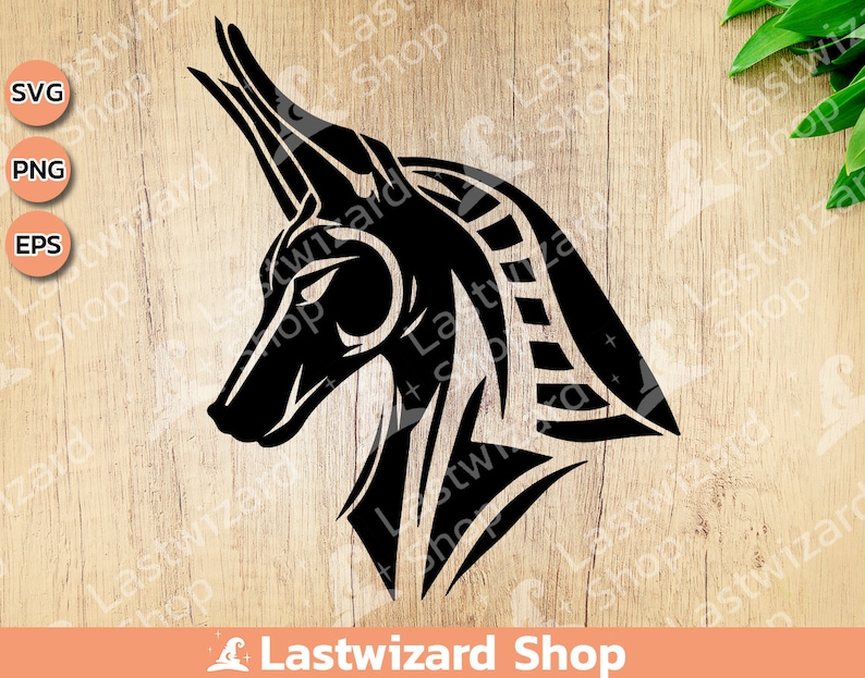 Anubis Head SVG, Egyptian God of Death PNG, Ancient Mythology Pharaoh ...