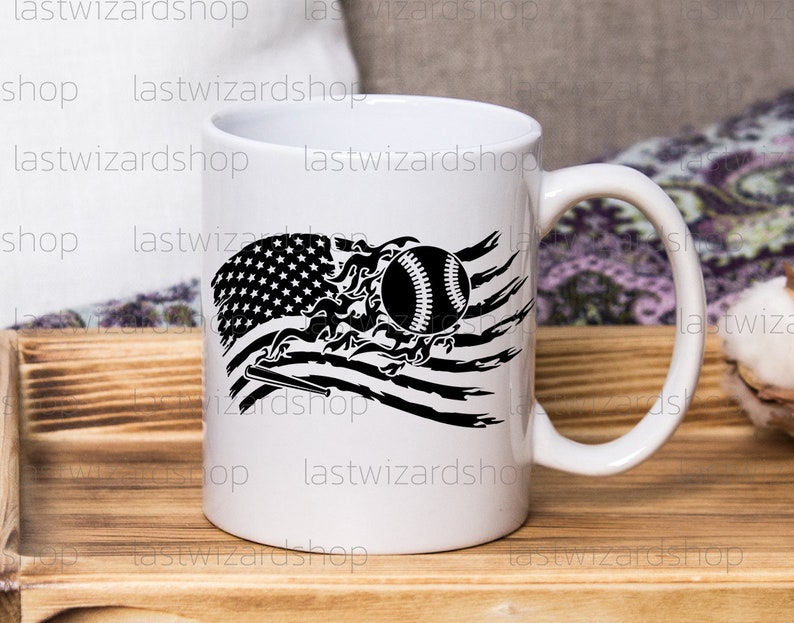 Baseball Distressed American Flag Svg Baseball Team Svg - Etsy