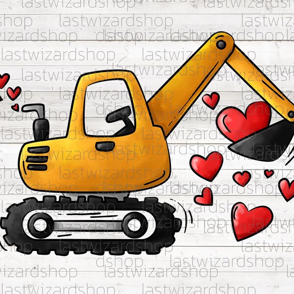 Construction Valentine - Etsy