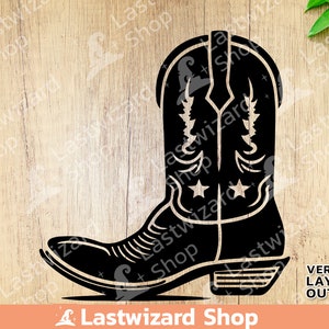Cowboy Boot Layered Svg, Horseback Riding Svg, Western Cowboy Svg ...