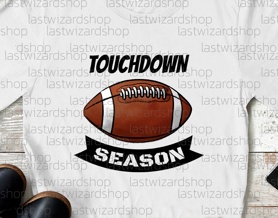 Touchdown Season Png Football Clip Art Football Mom | Etsy