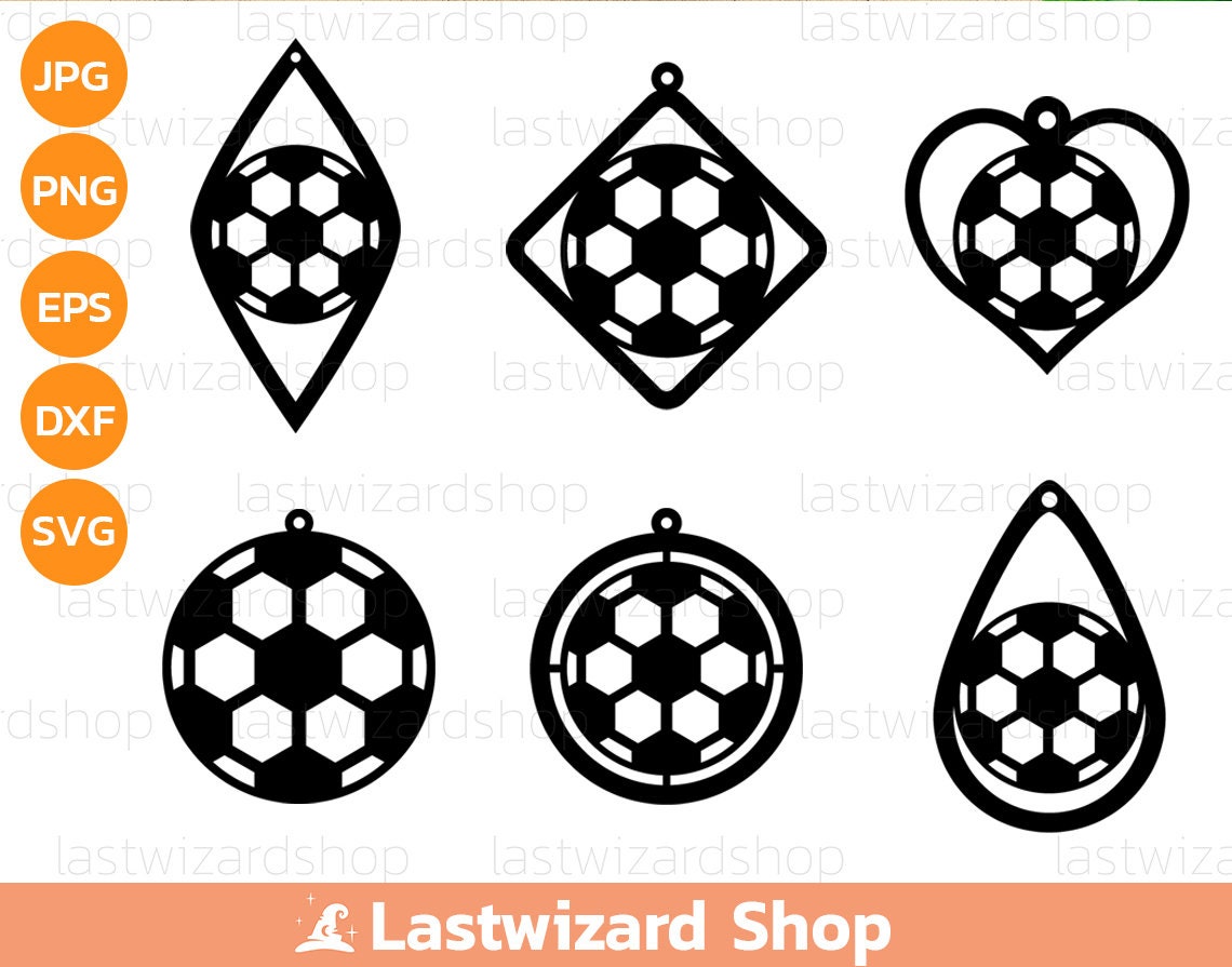 Football Earrings Svg Sports Earrings Svg Faux Leather - Etsy