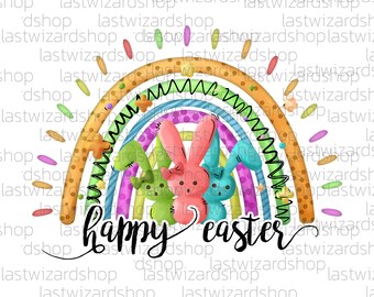 Easter Rainbow Clipart - Etsy