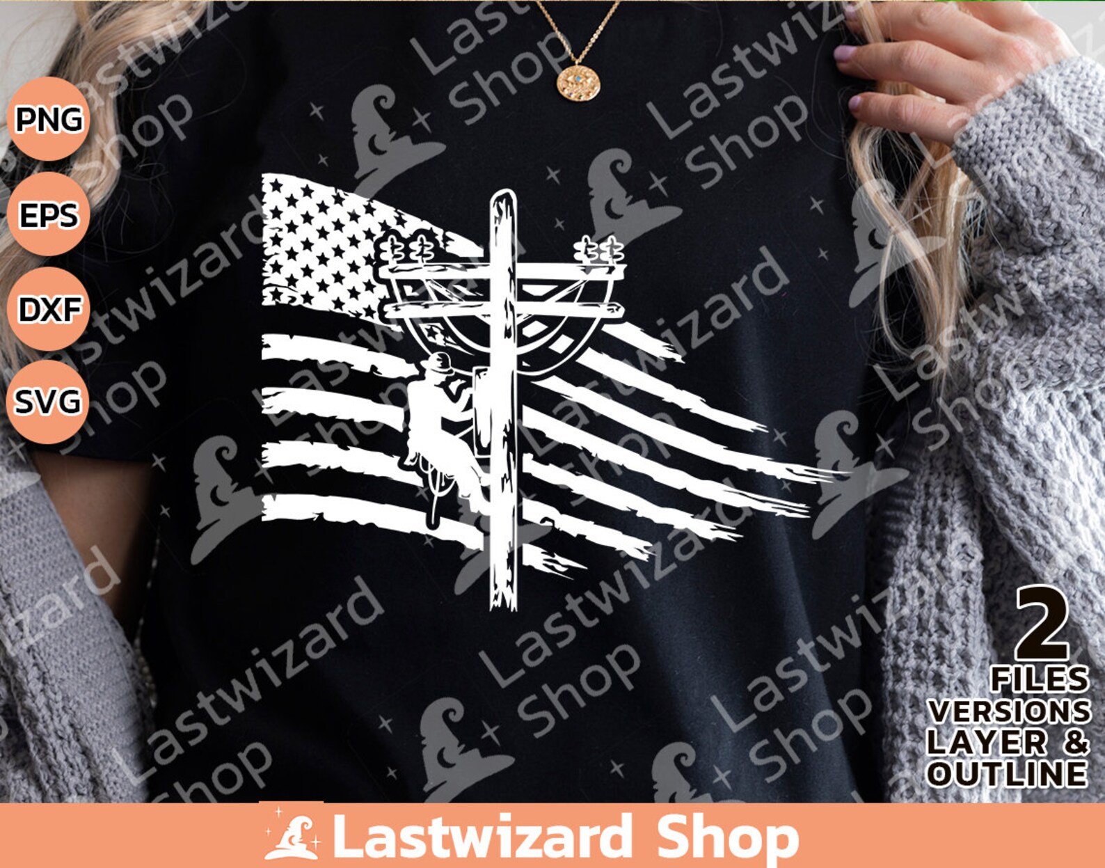 Lineman Flag Svg USA Lineman Svg American Lineman Svg - Etsy