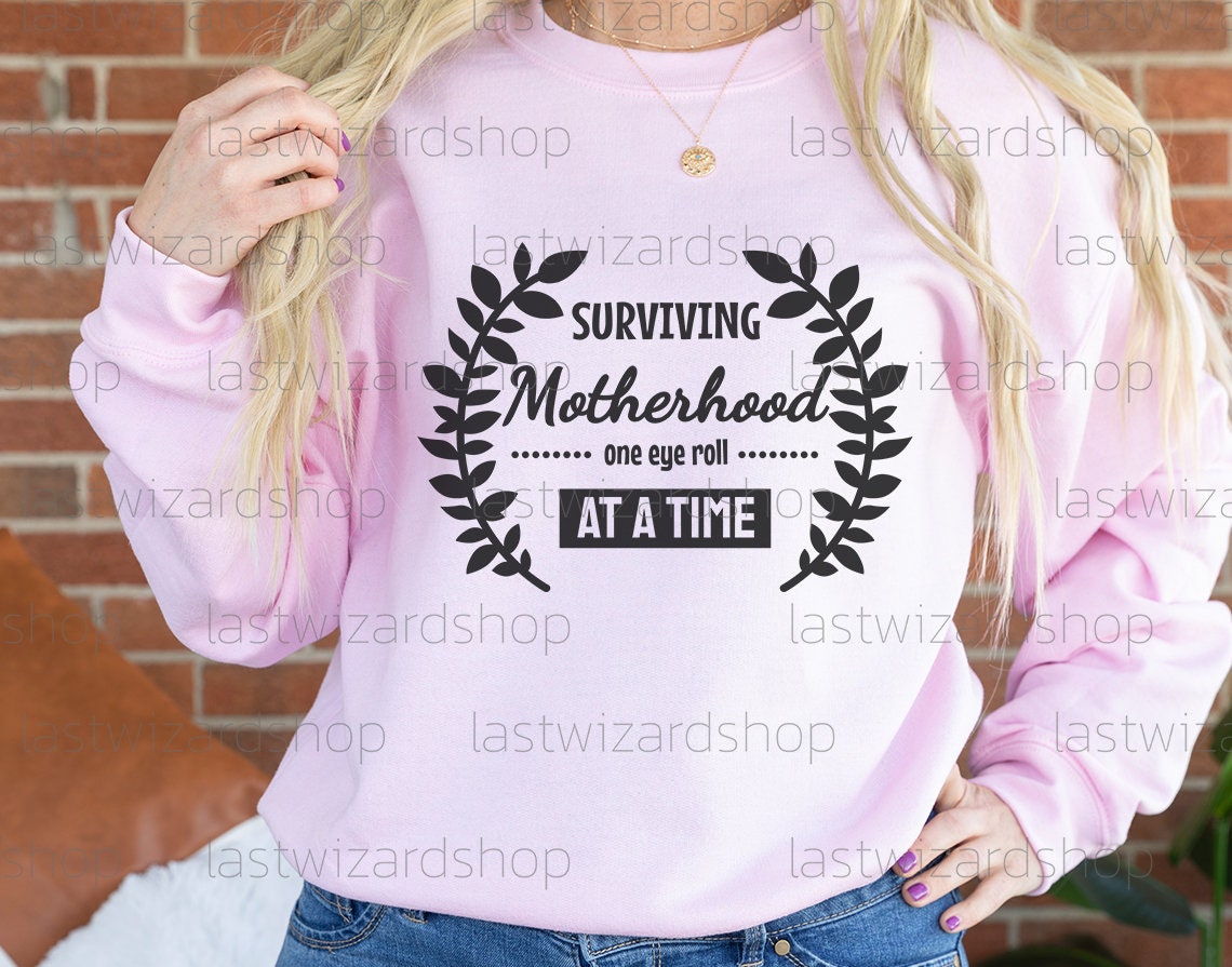 Surviving Motherhood One Prayer at A Time Svg Funny Mom Svg - Etsy