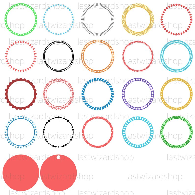 Circle Frame Keychain Svg Round Keychain Svg Keyring - Etsy