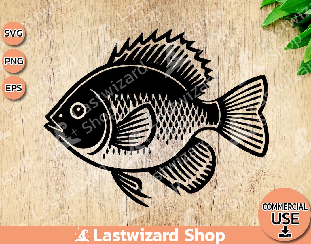 Bluegill Fish SVG: Fishing Dad T-shirt Design (digital Download) - Etsy