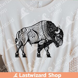 Aztec Bison SVG: American Buffalo Vector Cut File (digital Download) - Etsy