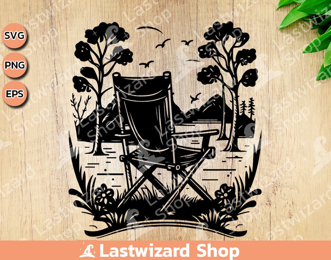 Camping Chair Svg, Tent Svg, Wilderness Svg, Outdoors Svg, Adventure ...