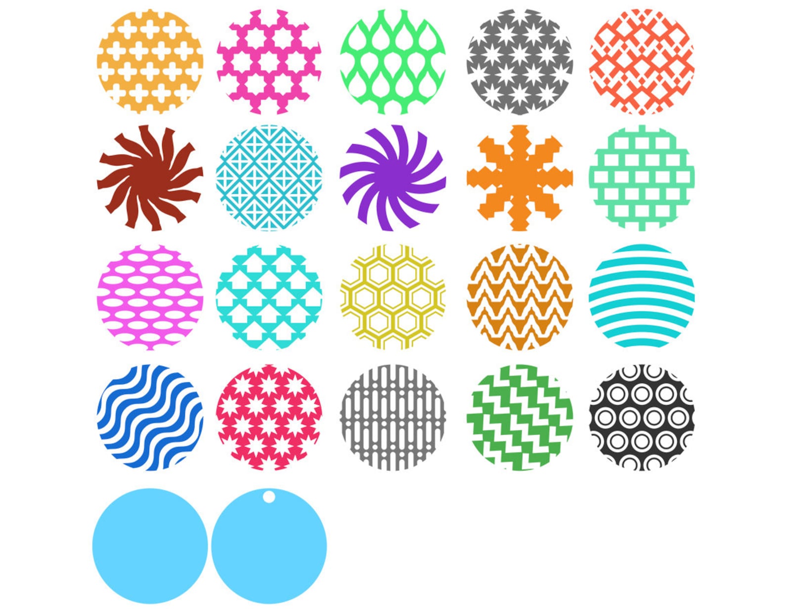 Round Keychain Svg Keychain Bundle Svg Acrylic Keyring - Etsy