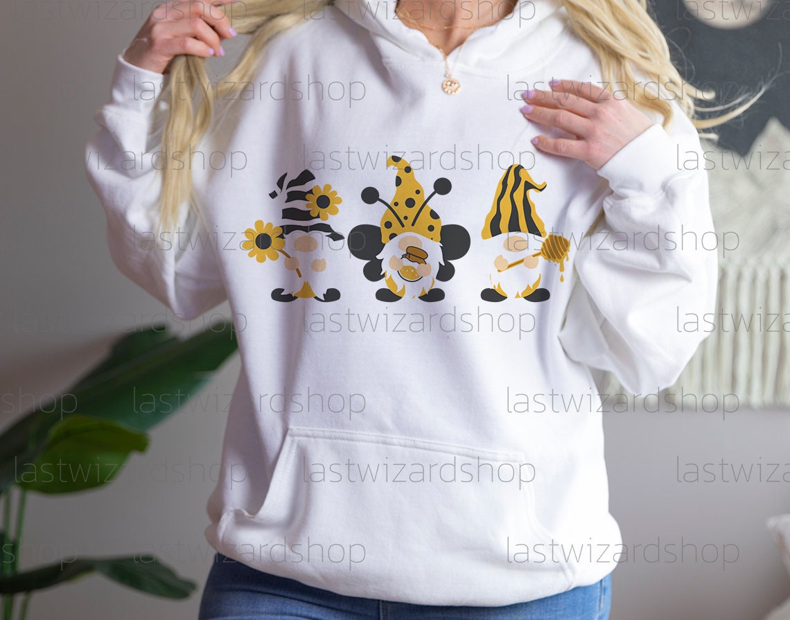 Bee Gnome With Sunflower Svg Honey Comb Svg Gnome Bee Keeper - Etsy