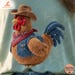 Western Cowboy Chicken PNG Sublimation, 3D Knitted Rooster Shirt Design ...