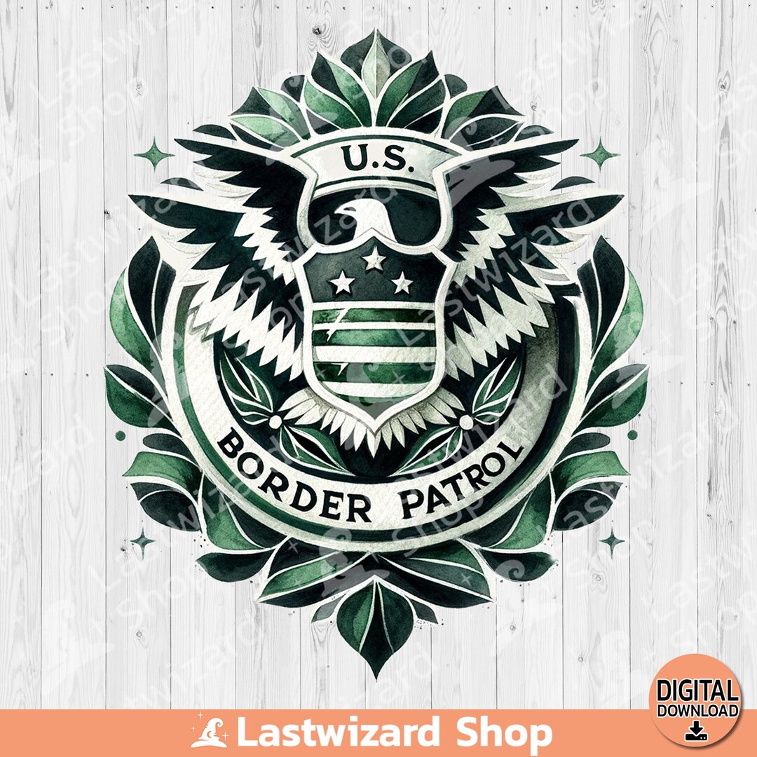 US Border Patrol PNG: Patriotic Flag Clipart (digital Download) - Etsy