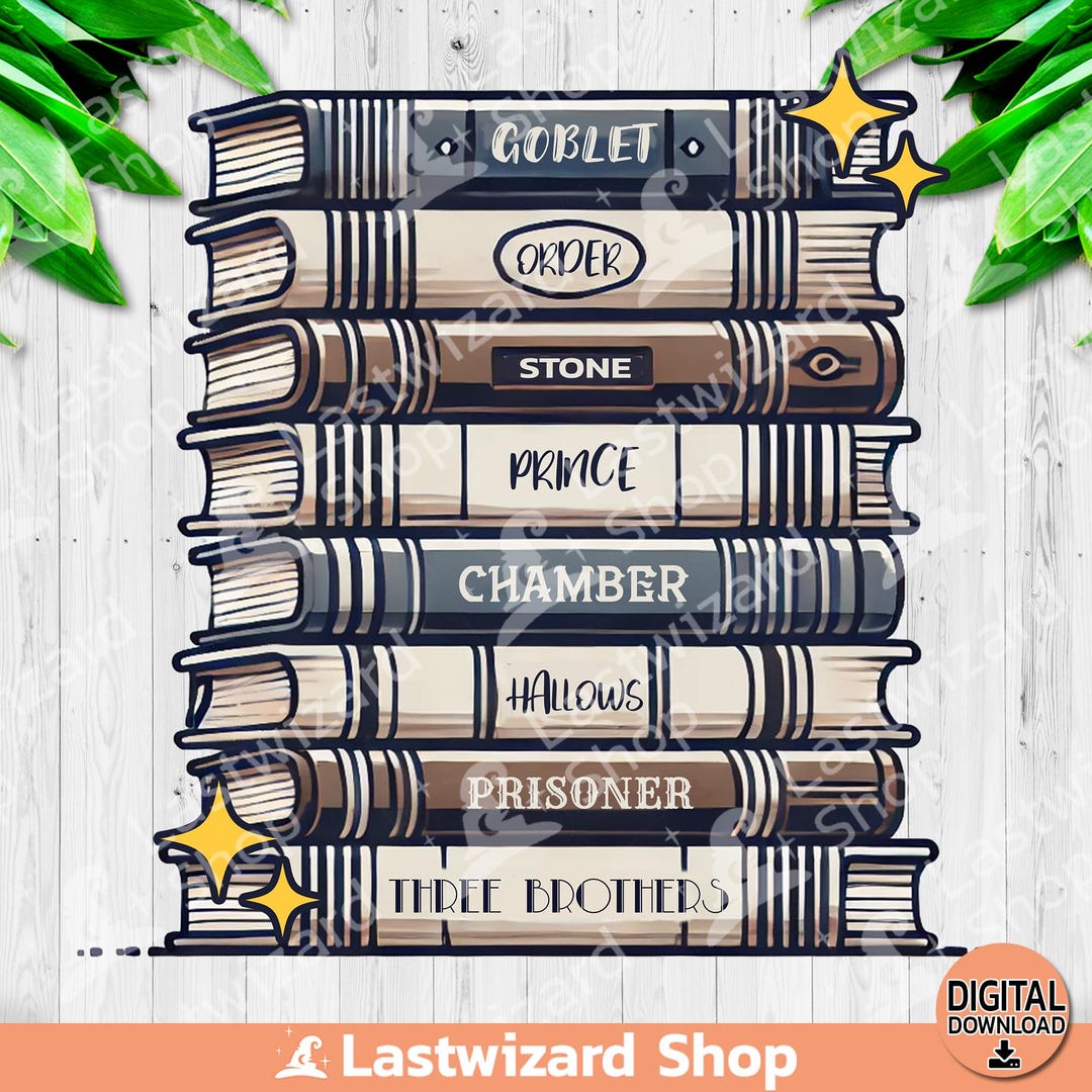 Wizard Books PNG, Wizards Sublimation Design, Watercolor Wizard School ...