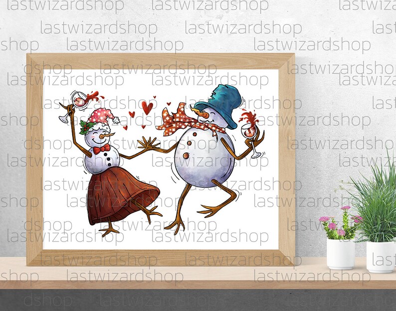Tipsy Snowman PNG: Christmas Wine Design (digital Download) - Etsy