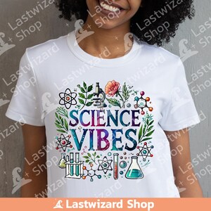Science Vibes PNG: Educator Sublimation Design (digital Download) - Etsy