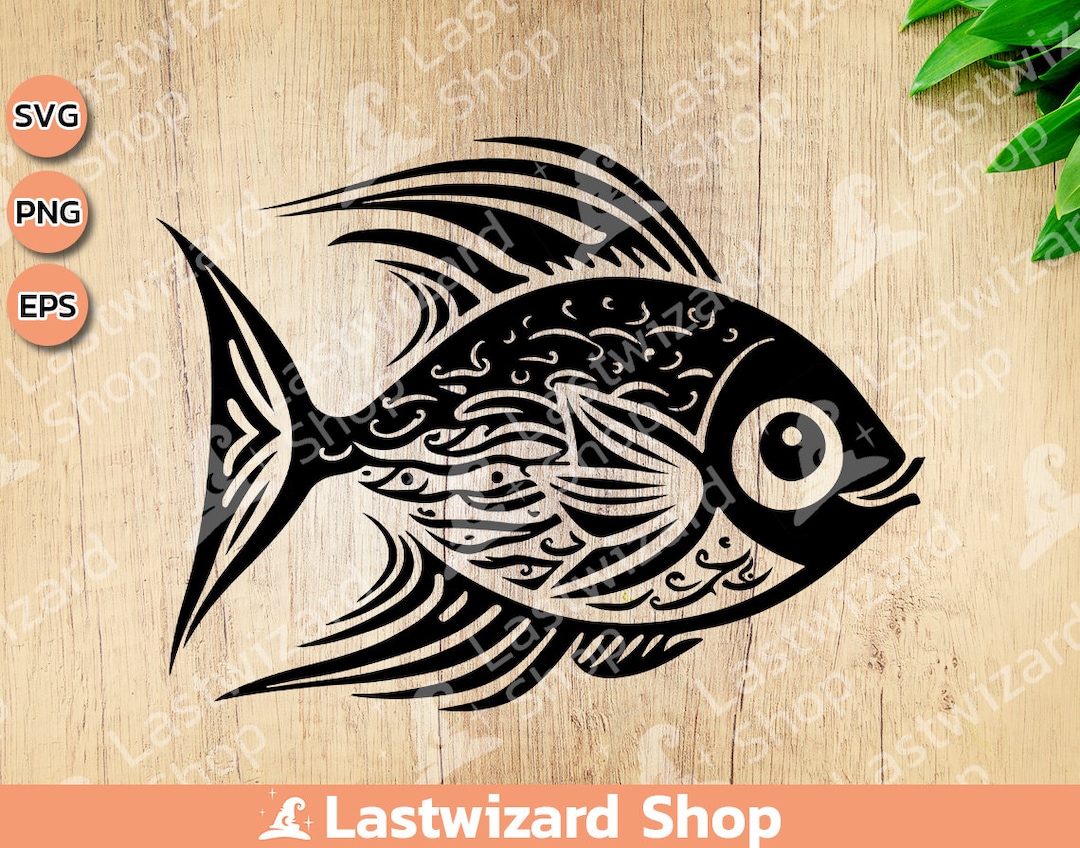Fish Svg Png File, Fishing Svg, Aquarium Crew Svg, Vinyl Cutter, Laser ...