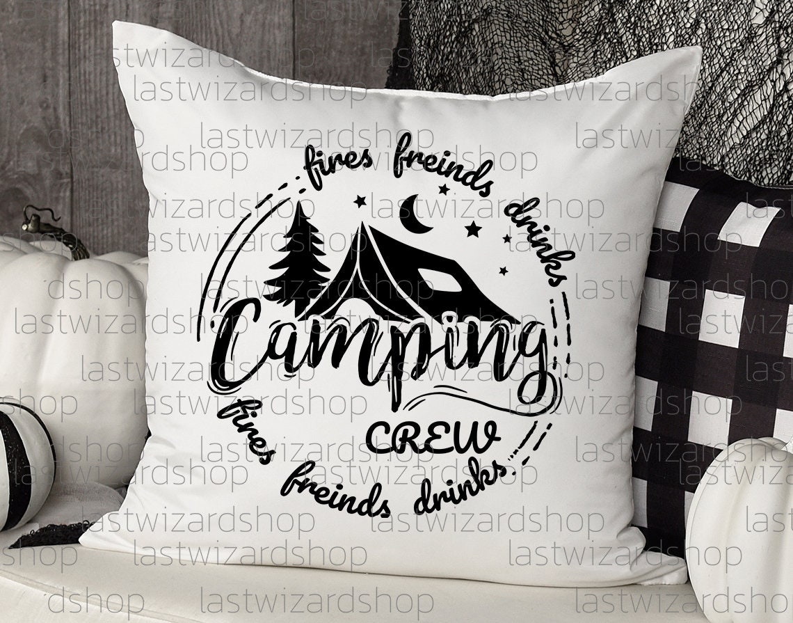 Camping Crew Svg Campfire Family Camping Svg Happy Camper - Etsy