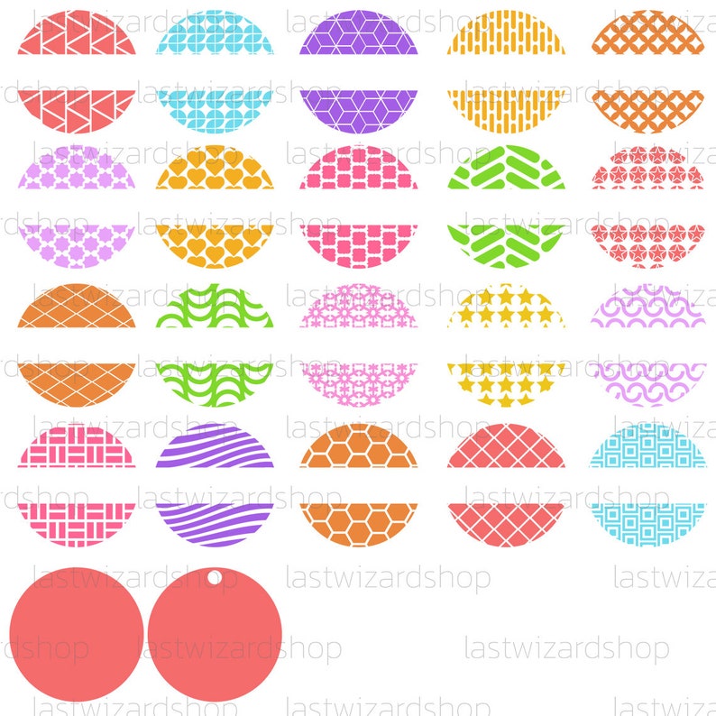 Circle Monogram Keychain Svg Keyring Background Svg Bundle | Etsy