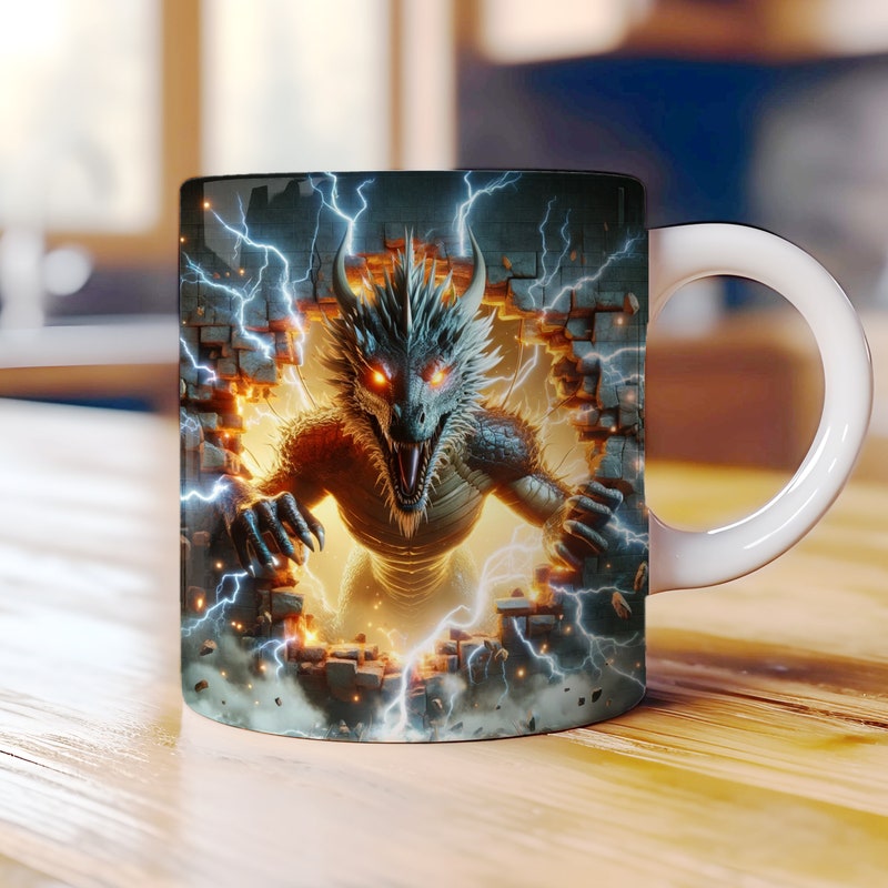 Bad Dragon Mug - Etsy