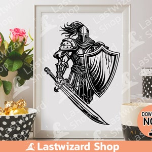 Armor of Warrior Svg, Sword Svg, Shield Svg, Knight Svg, Crusade Svg ...