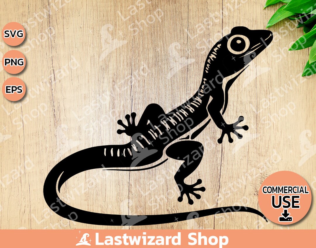 Gecko Svg, Lizard Svg, Reptile Svg, Tropical, Tattoo, Vinyl Cutter, Svg ...