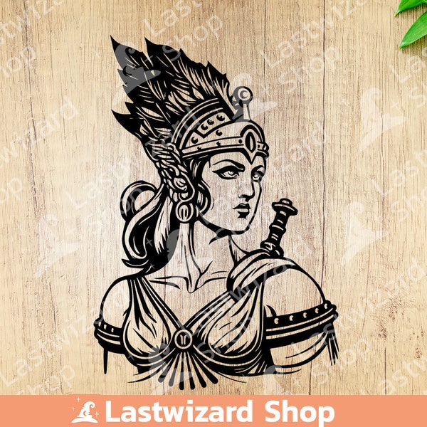 Athena Svg - Etsy