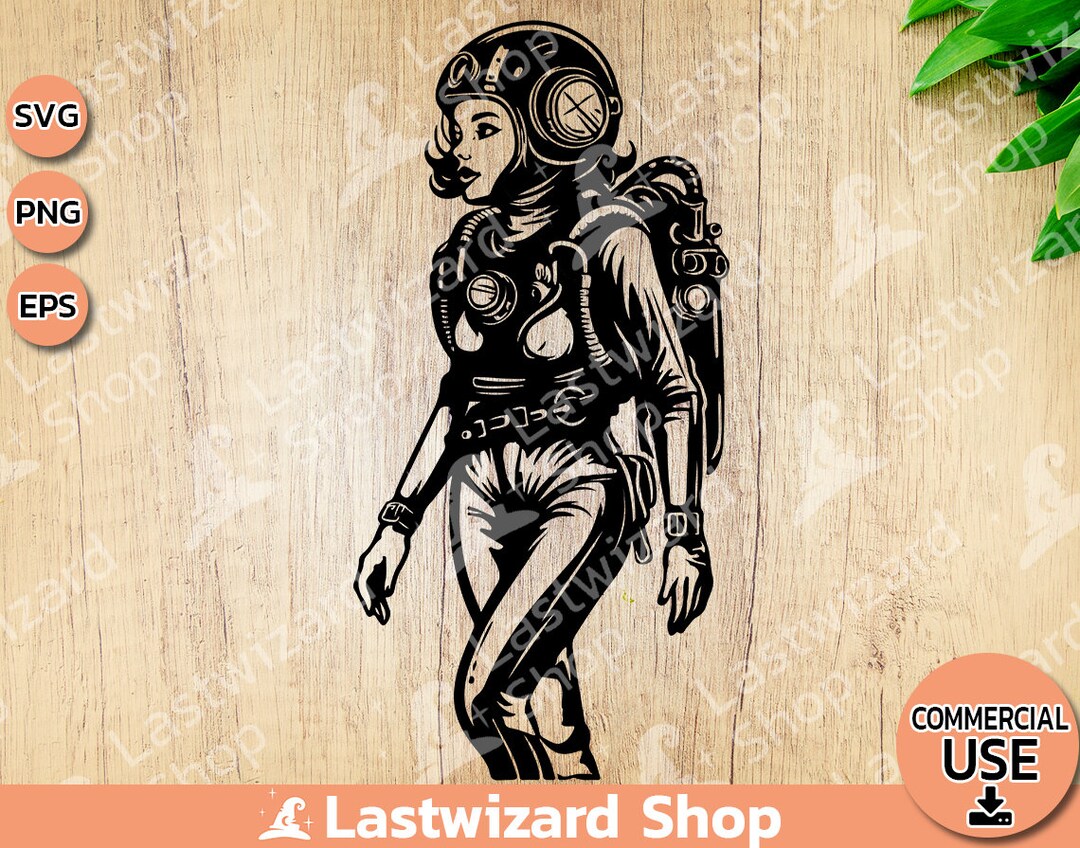 Lady Diver Svg, Female Free Diver Svg, Ocean Snorkeling Woman for T ...