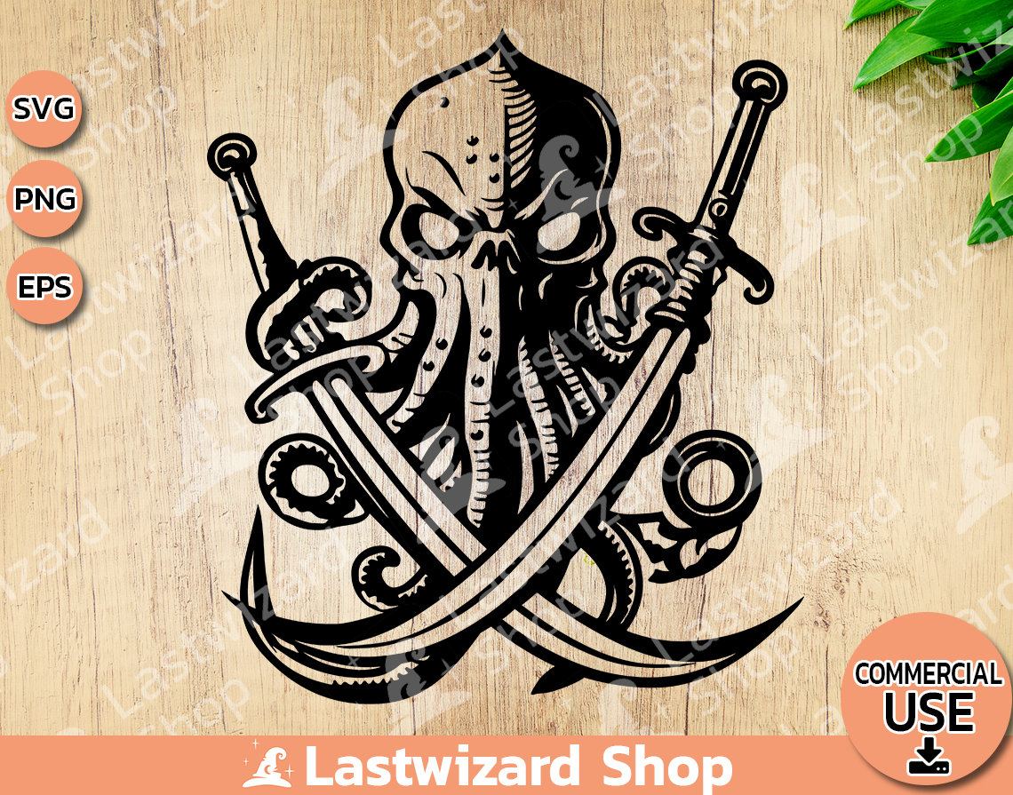 Octopus Jolly Roger Tattoo