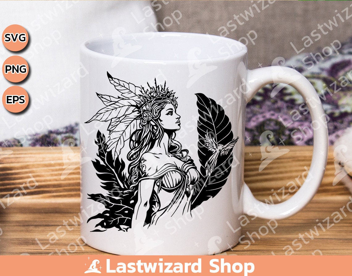 Goddess of Earth Svg, Gaia Svg, Mother Earth Svg, Agriculture Svg ...