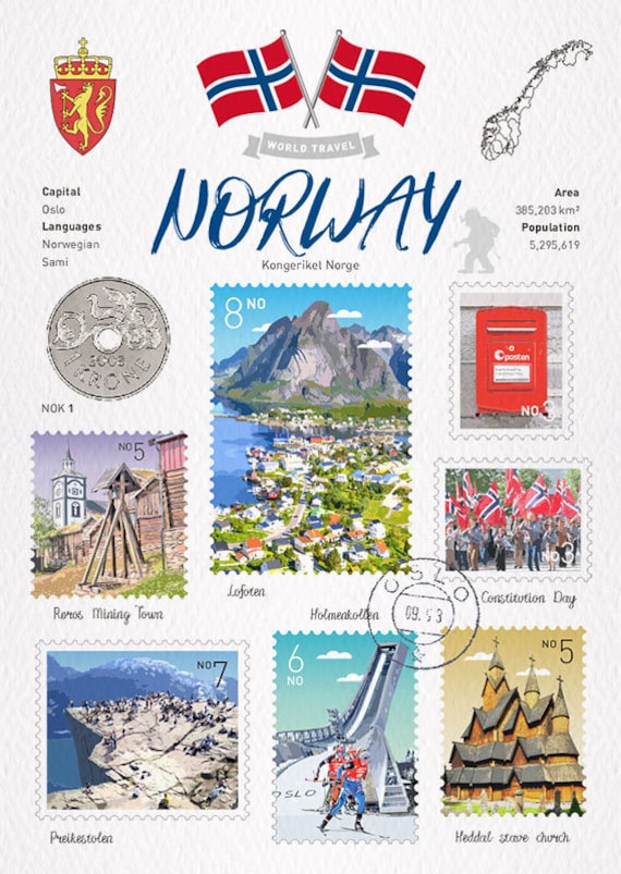 Paper & Party Supplies Norway Postcard Paper etna.com.pe