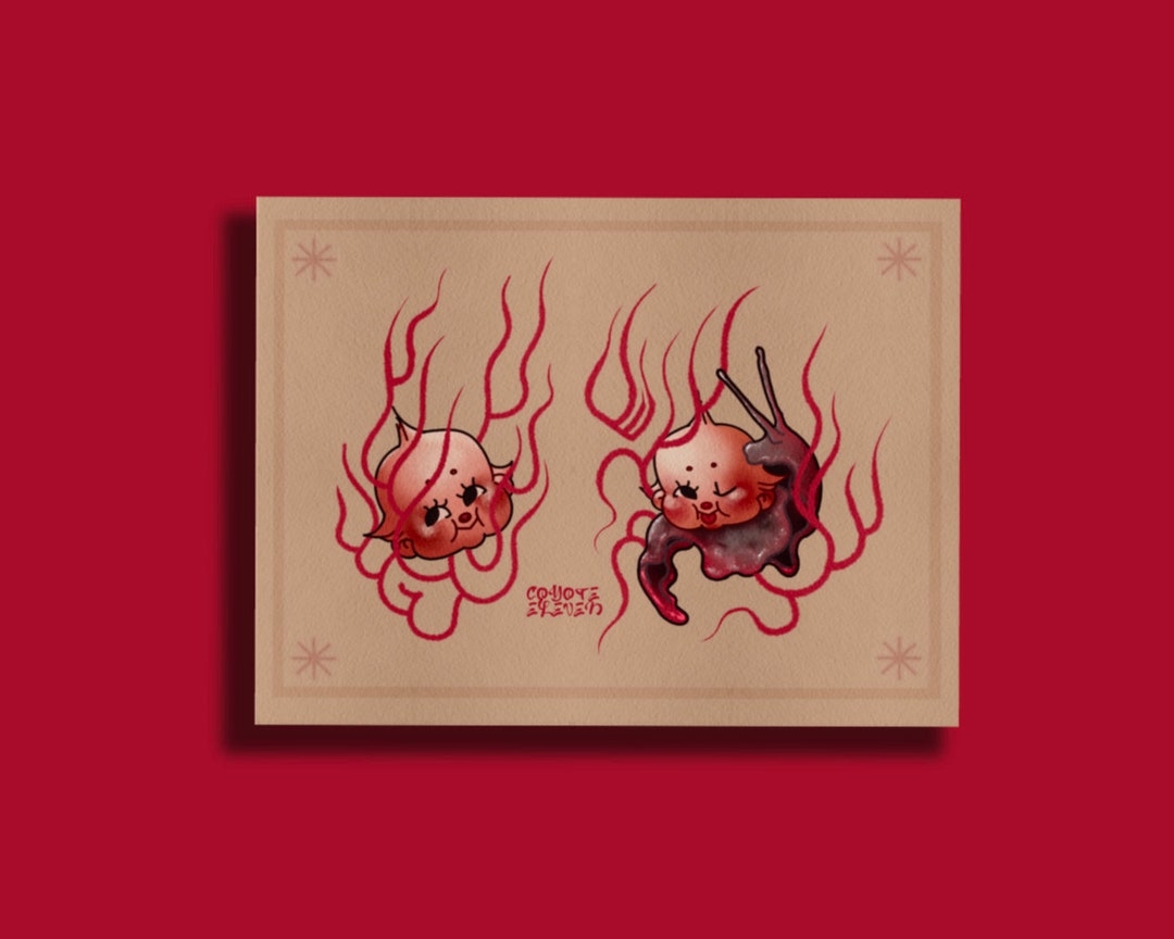 Kewpie Flash Art Print - Etsy