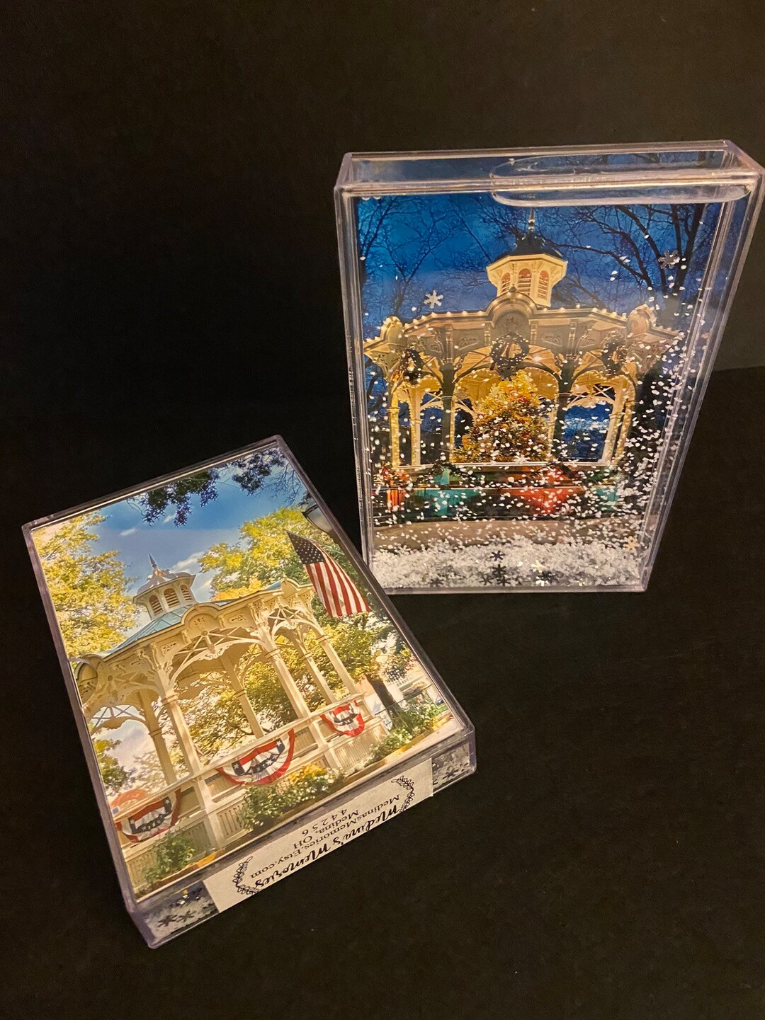 Snow "globe" Frame, Double Season - Etsy