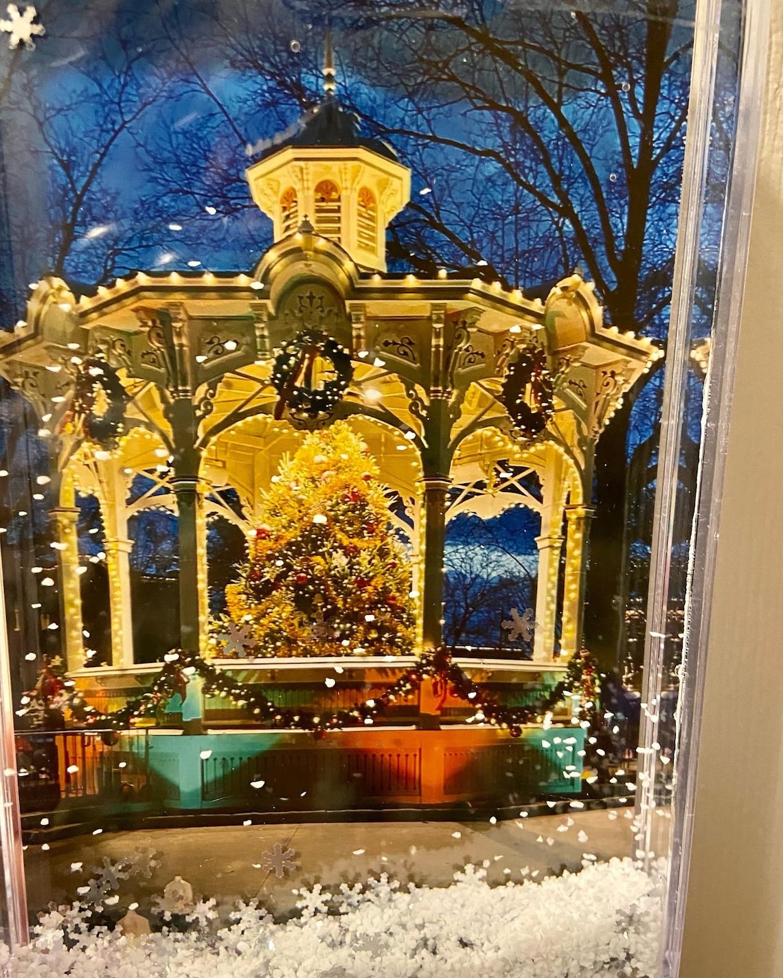 Snow Globe Frame Double Season - Etsy