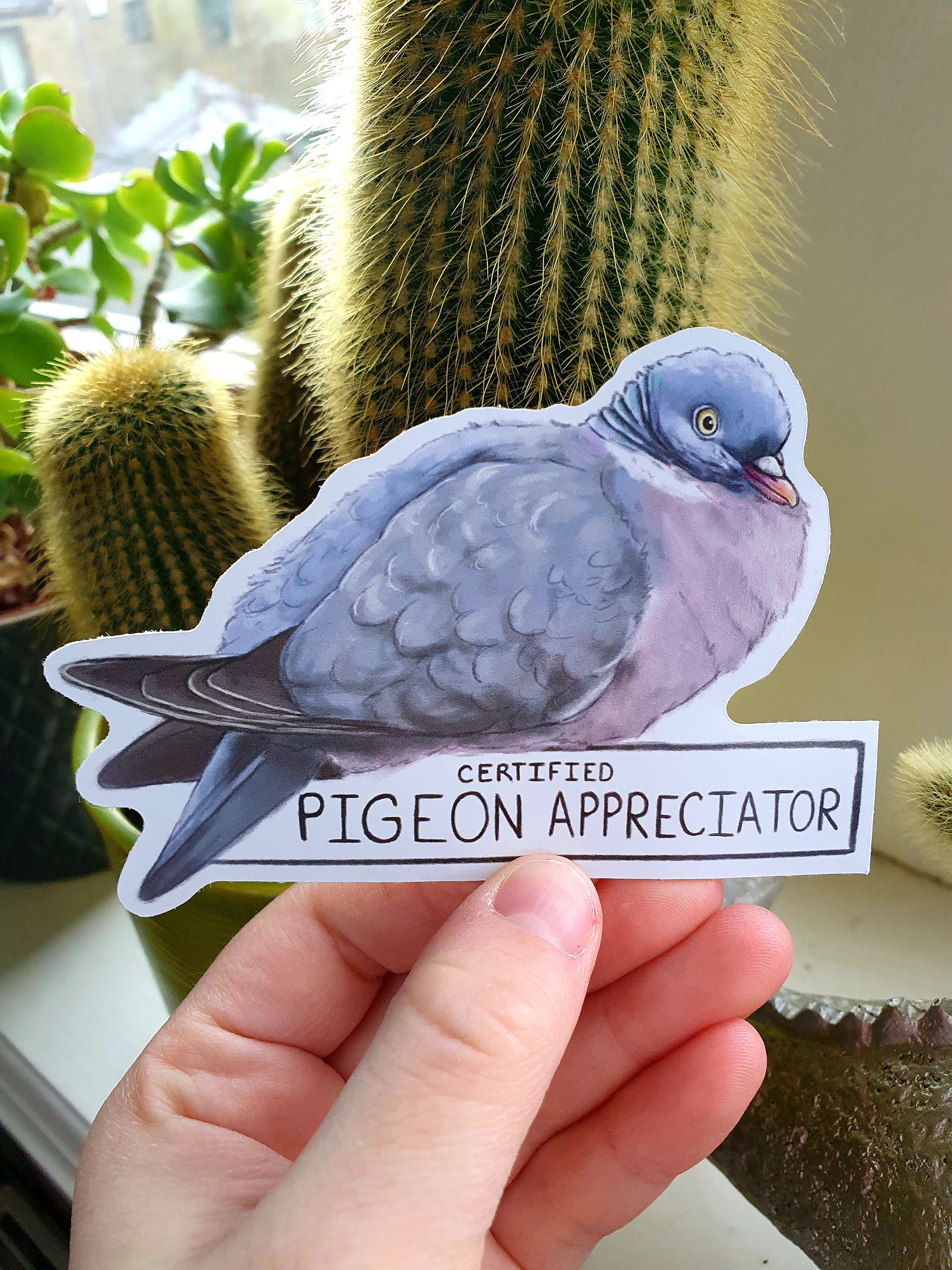 Pigeon Appreciator Sticker Bird Sticker Nature Stickers - Etsy UK
