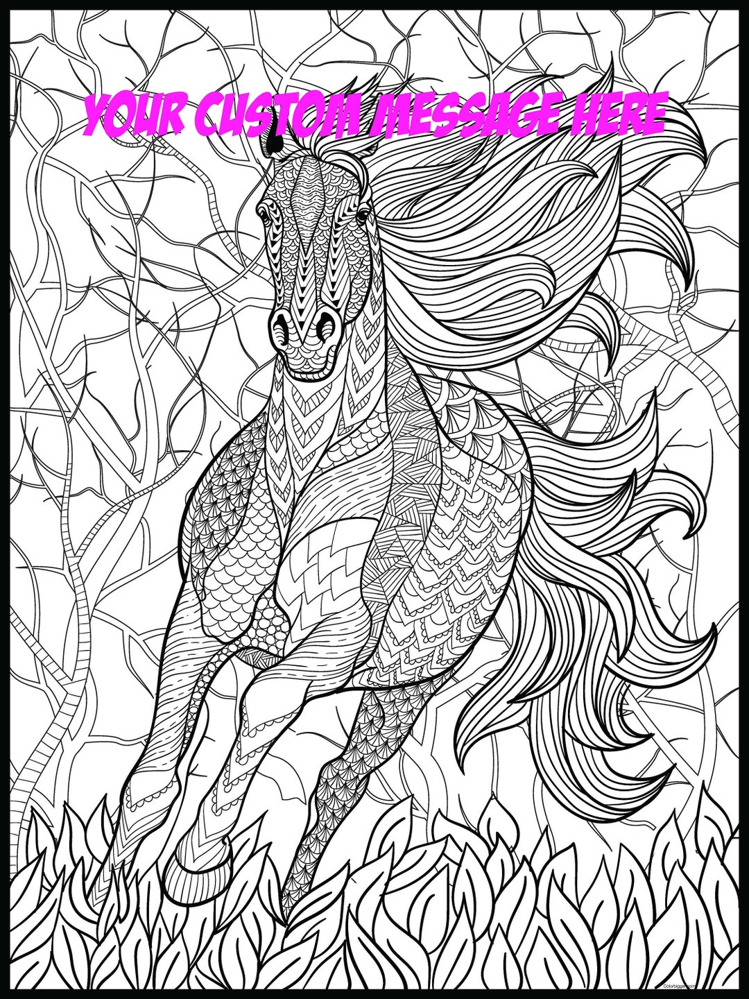Custom Coloring Poster 36x48 Choose From 8 Designs. Home - Etsy