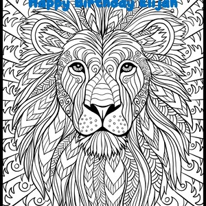 Custom Coloring Poster 36x48, Choose From 8 Designs. Home Decor ...