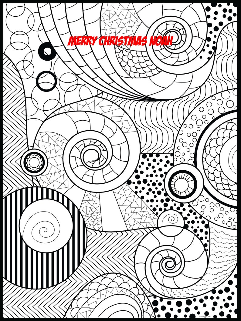 Custom Coloring Poster 36x48 Choose From 8 Designs. Home - Etsy