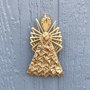 Straw Angel Ornament - Etsy