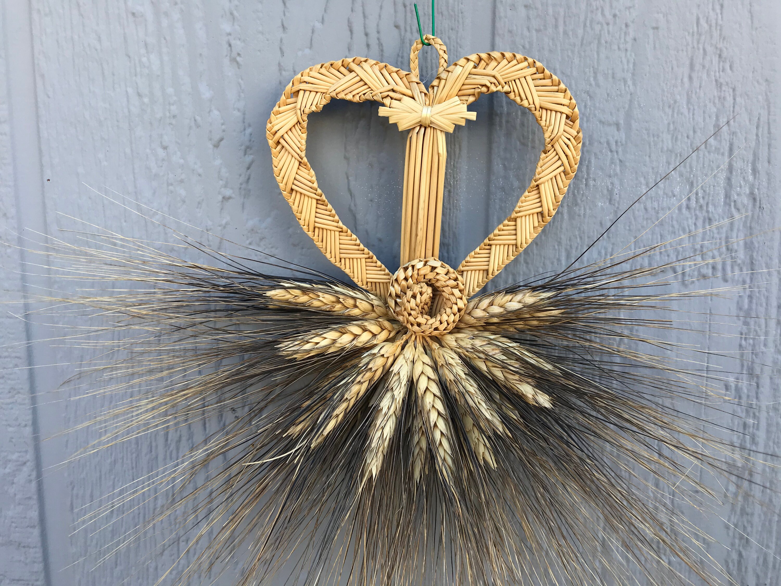Blackbeard Wheat Diamond Plaited Heart | Etsy