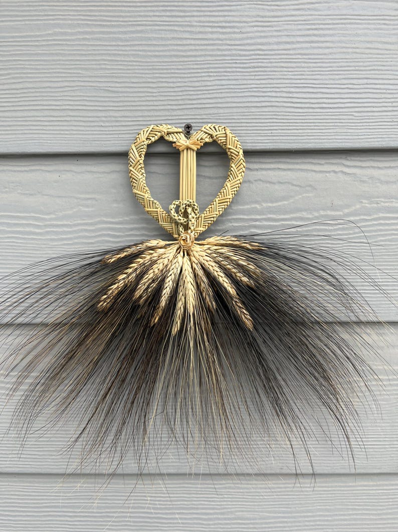 Blackbeard Wheat Diamond Plaited Heart - Etsy
