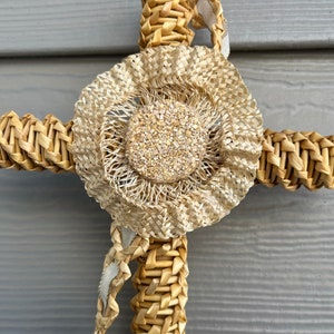 Hand-woven Spiral Wheat Cross - Etsy