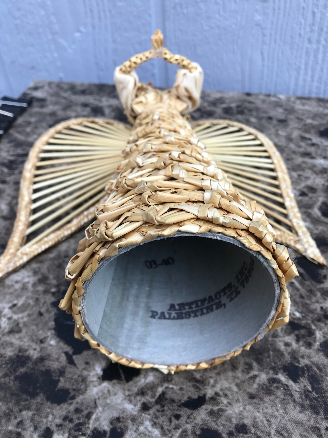 Free Standing or Tree Top Angel Wheat Angel - Etsy